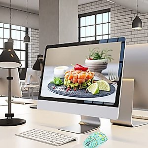 RTLR Gaming Mouse, 1500 DPI, Peacock Pattern Ergonomic Design, Stable and Efficient Wireless Mouse for Laptop Desktop Computer