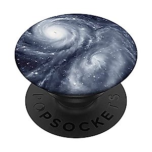 Galaxy and space as well as astronaut abstract painting PopSockets Swappable PopGrip