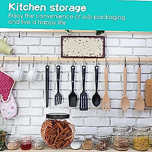 Tradder 8 Pcs Plastic Candy Jars with Lids 50 Oz Clear Cookie Jar Container Wide Mouth Storage Jars for Candy Buffet, Coffee Canister, Party Table, Laundry Detergent Holder