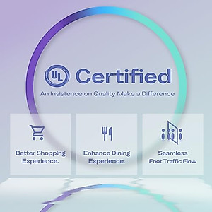 DuraSteel Wall Mounted Air Curtain Fan - White 36 Inch Air Door - UL Certified Heavy Duty - Commercial Super Power Indoor Over Door Fan with Door Magnetic Switch by Aerial Titan-2