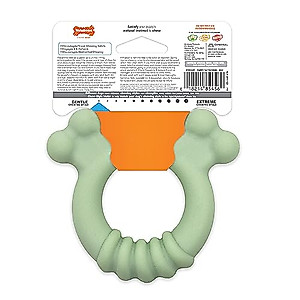 Nylabone Sensory Material Puppy Chew Toy Ring, Toys for Teething Puppies, Chicken Flavor, Small - Up to 25 lbs, 1 Count