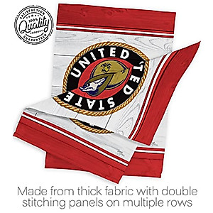 Breeze Decor Marine Bulldog Garden Flag Armed Forces Corps USMC Semper Fi United State American Military Veteran Retire Official House Decoration Banner Small Yard Gift Double-Sided, Made in USA