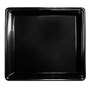 1-16" X 16" Heavy Duty Square Tray - Black