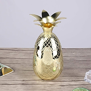 Pineapple Cocktail Shaker, Stainless Steel Cocktail Shaker Mixer Drink Barware Making Drinking Container Tool Bartender Utensil
