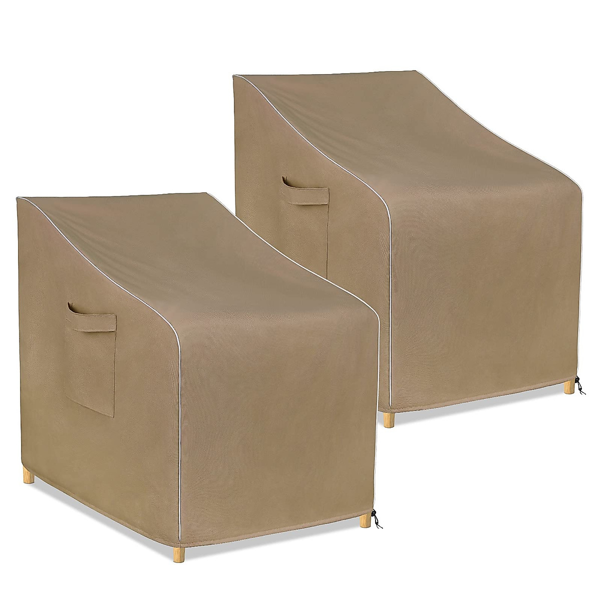 Rosoenvi Outdoor Chair Cover, Patio Chair Cover and Outdoor Furniture Cover Waterproof, Adirondack Chair Covers, Patio Furniture Covers for Rainy, Snowy and Sunny, 36 x 28 x 47 Inch, 2 Pack