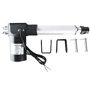 Homend DC 12V 6 Inch Stroke Linear Actuator with Mounting Bracket 150MM 6000N/1320LB Maximum Load for Recliner TV Table Lift Massage Bed Electric Sofa Linear Actuator