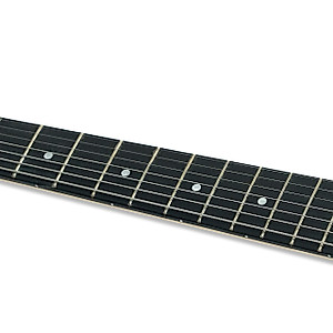 TARIO 7 String Electric Guitar Bolt_On Maple Neck Poplar Wood Body (Burl poplar top body)