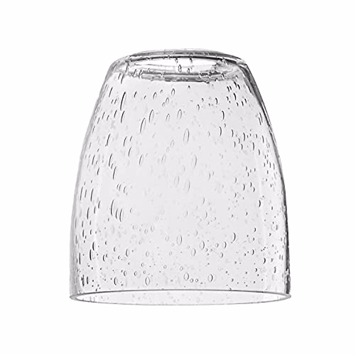 OhLectric Handblown Clear Seeded Glass Shade - Vintage Styled Light Shade For Chandelier And Pendant Lights - Excellent Replacement Shade For Light Fixtures - Easy To Install - 4.73”x4.33” - OL-42780