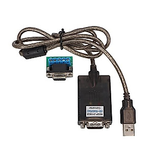 FOTABPYTI USB2.0 to RS485 RS422, USB2.0 to RS422 Adapter Plug and Play 128 Byte TX for Laptop