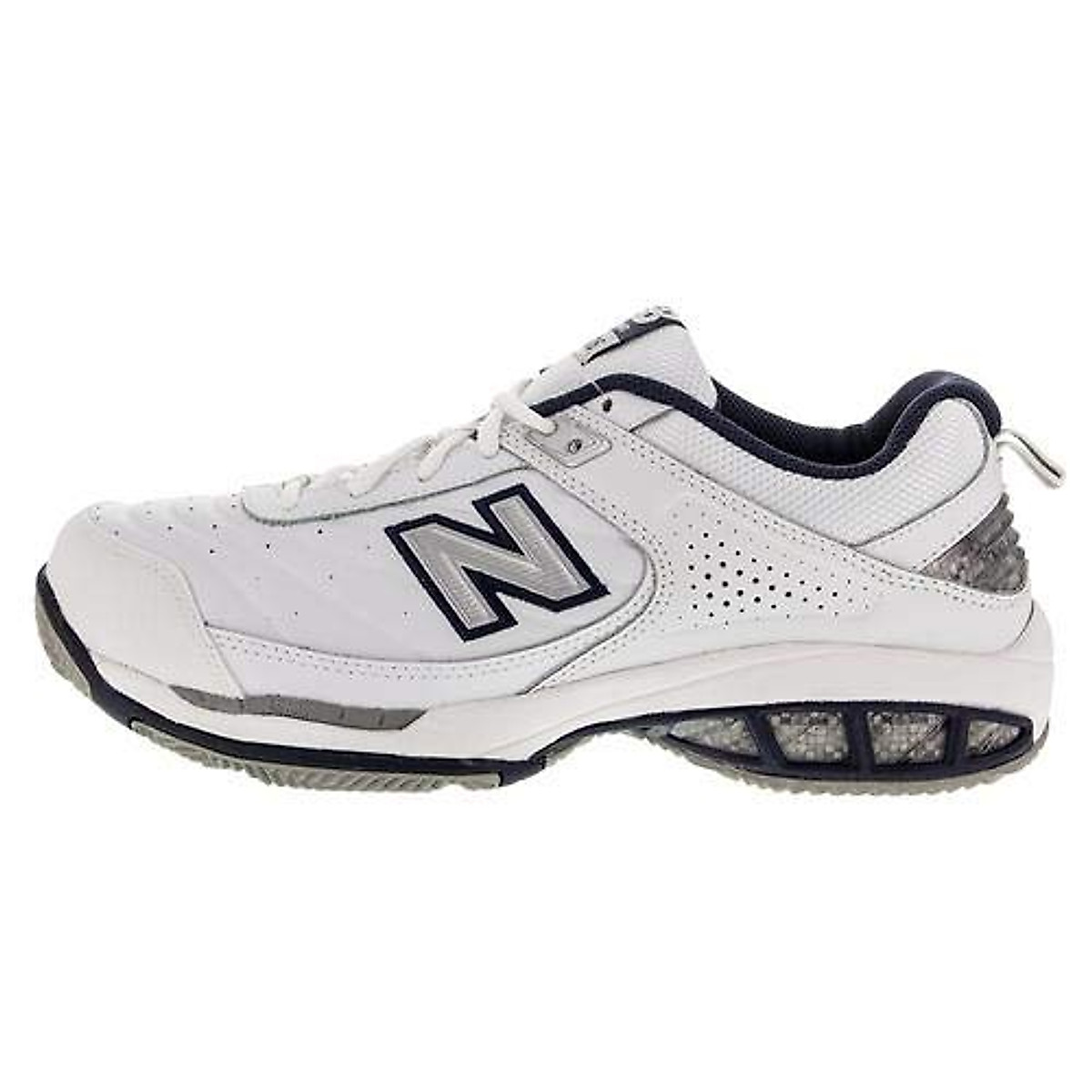New Balance Men's MC806 Tennis Shoe,White,12 4E US