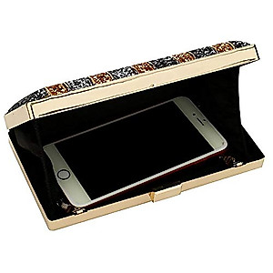 YYW Evening Clutch Bag, Womens Wedding Purse Bridal Prom Handbag Party Bags Sequin Bag