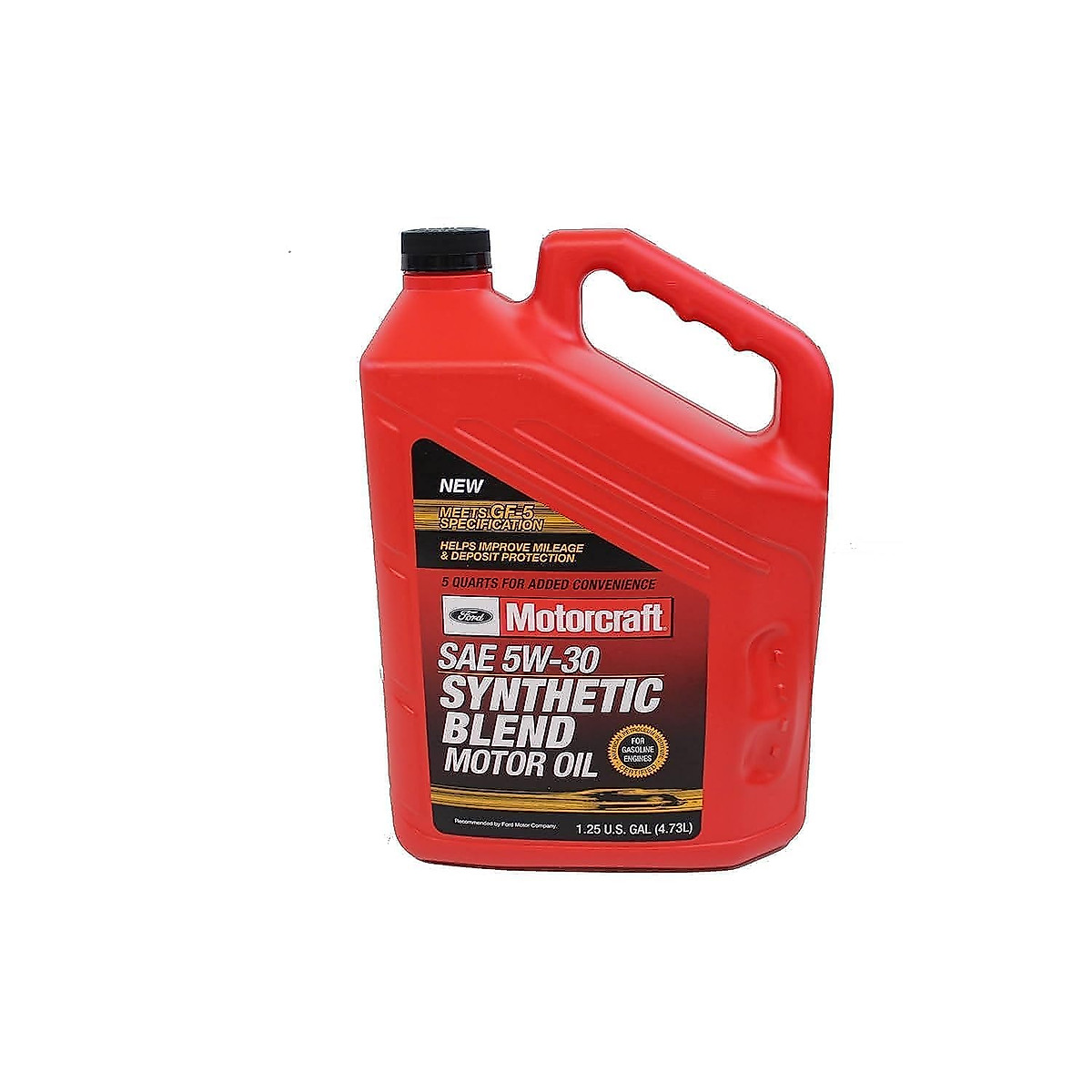 Ford Genuine XO-5W30-5QSP SAE 5W-30 Premium Synthetic Blend Motor Oil - 5 Quart Jug