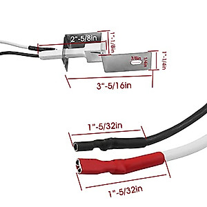 MENSI Flame Starter Push Button Piezo Kit Grill Replacement Ignitor for Weber 80462 Q100 Q200, for New Weber Traveller Griddle BBQ Parts
