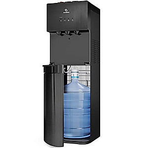 Avalon A3BLK Self Cleaning Bottom Loading Water Cooler Dispenser & Water Cooler Dispenser Base, Pedestal Height Extender for Bottom Loading and Bottleless Models, Base-BLK