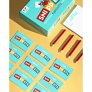 Evermade Snippets - The Fast Paced, Anything Goes Word Game | Award-Winning Family Board Game | Mensa-Recommended with a Unique Anything Goes Rule | Ages 10 and Up