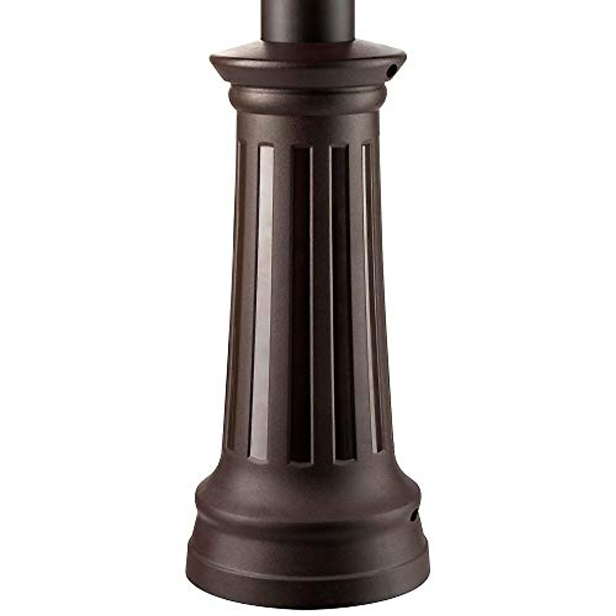 ARCHITECTURAL MAILBOXES 7509RZ-10 Architectural Mailboxes Redondo Mailbox Post, Rubbed Bronze
