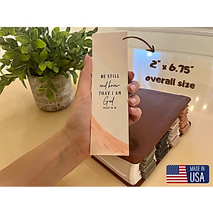 Books of The Bible Christian Bookmark - 20 Pack - Large Print - Made in USA