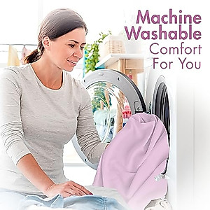 Homes Perception - 3-Piece Jersey Bed Sheets - Twin Size - Jersey Knit Sheet Set – Breathable & Soft Cotton Jersey Sheets - Includes Flat Sheet, Jersey Fitted Bed Sheet, & 1 Pillowcase, Pink