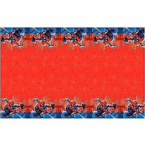 Unique Spider-Man Rectangular Plastic Table Cover | 54" x 84" | 1 Pc
