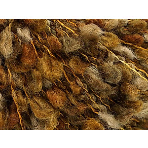 Bobble Browns - Sale Boucle Wool Blend Yarn - 50 Grams (1.75 Ounces) 65 Meters (71 Yards)