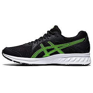 ASICS Men's Jolt 2 Running Shoes Black/Green Gecko 10 M US