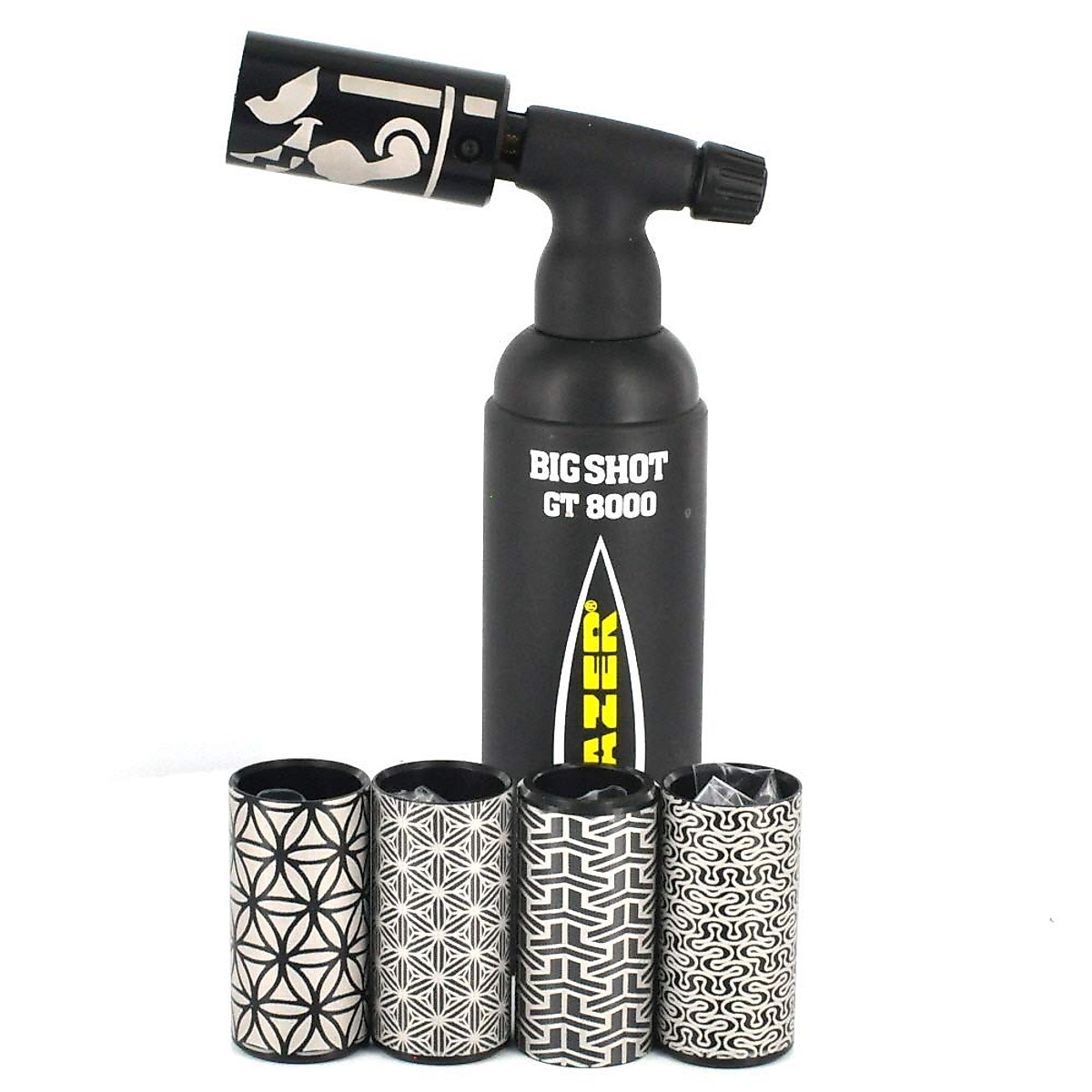 Custom Engraved Black Turbo Guard Cover for Big Shot and Big Buddy Blazer Torch