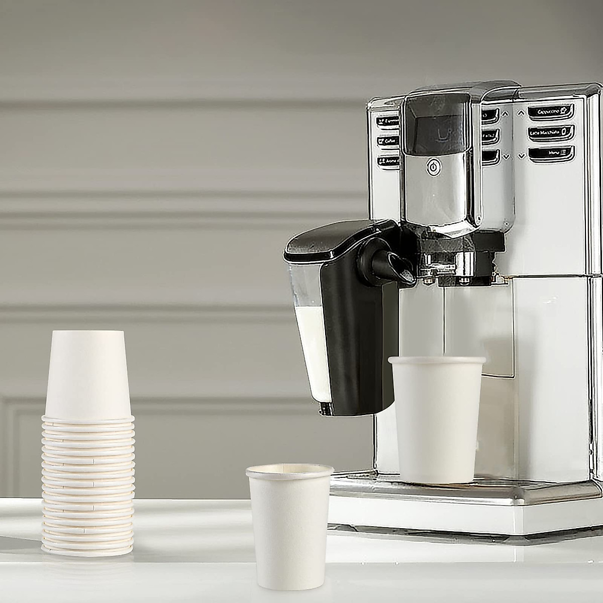 [300 Count - 2 oz] Small Paper Cups, Mouthwash Cups Bathroom Cups Mini Cups Small Disposable Cups