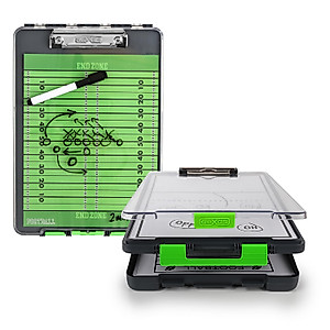 Dexas 5717-802 Clearview Clipcase clipboard, Green, 13.75 X 9.5 Inch