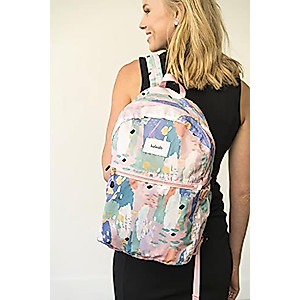 KALEIDO Stylish Lightweight Packable Foldable Backpack Pink Breeze Water Resistant, Convenient, Airport Friendly