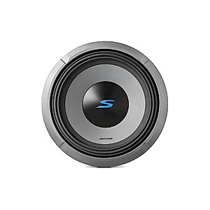 Alpine S2-W12D4 12" S-Series Dual 4 Ohm Car Subwoofer, 1800W Max, 600W RMS