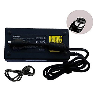 UpBright 4 Hole 4-Pin Female 19V AC/DC Adapter for FSP FSP220-ABAN1 6-51-X8102-010 651X8102010 Clevo P771ZM P751ZM Sager NP9150 NP9170 Eurocom X7200 Panther 3.0 M1C158 19VDC - 20V 11.57A 220W - 230W