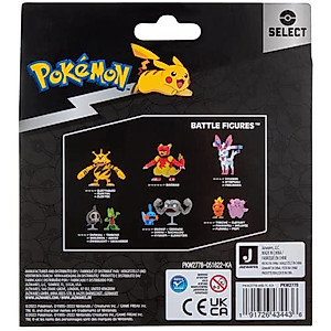 Pokémon Select Evolution 3 Pack - Features 2-Inch Pichu and Pikachu and 3-Inch Raichu Battle Figures