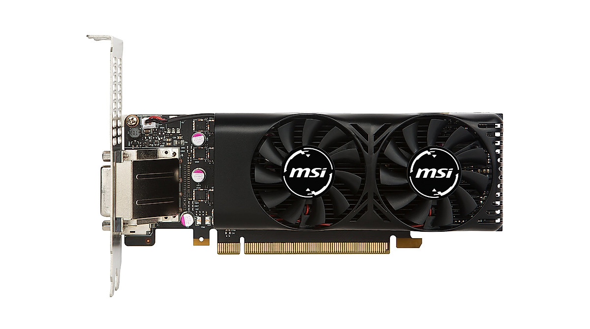 MSI GeForce GTX 1050 Ti 4GT LP Low Profile Gaming Graphics Card