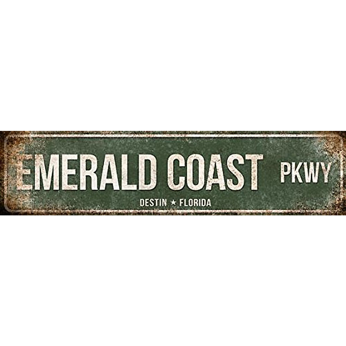 Fprqlyze Emerald Coast Pkwy Florida Metal Sign