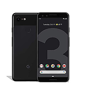 Google Pixel 3 128GB - Just Black (Renewed)