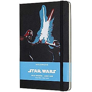 Moleskine Limited Edition Star Wars Notebook, Hard Cover, Large (5" x 8.25") Ruled/Lined, 240 Pages