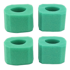 Aqur2020 4pcs Pool Filter Cartridge Sponge Pool Filter Sponge Cartridge Replacement Reusable Practical Filter Foam for Pool Pump