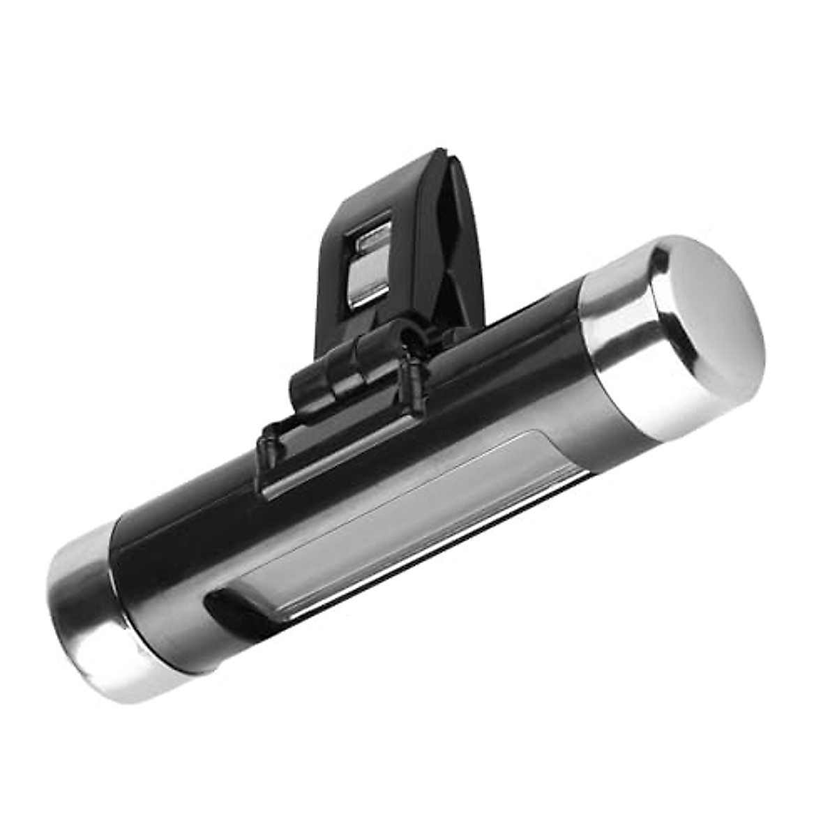 Car Clock Thermometer LCD Thermometer Room Thermometer Automotive Digital Backlight Clock Monitor Clip On Truck Car Measurement Tool (White Background)