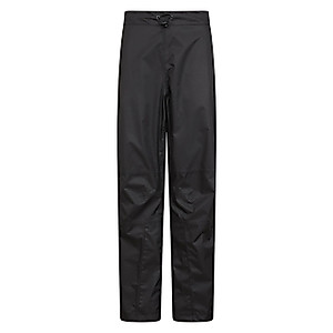 Mountain Warehouse Spray Womens Waterproof Overpants - Regular Length Black 2