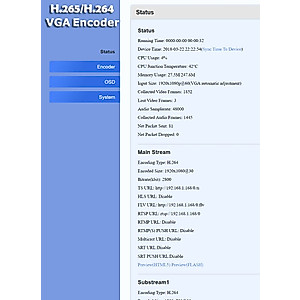 iseevy H.265 H.264 VGA Video Encoder 1080P VGA to IP Streamer for IPTV Live Stream Broadcast Support RTMP RTMPS SRT RTSP UDP HTTP FLV HLS TS Protocols and Live Platforms