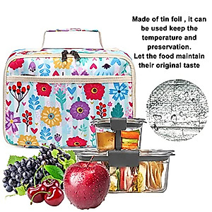 Bluboon Backpack for Girls Kids Preschool Backpack with Lunch Box Kindergarten School Bookbags Set