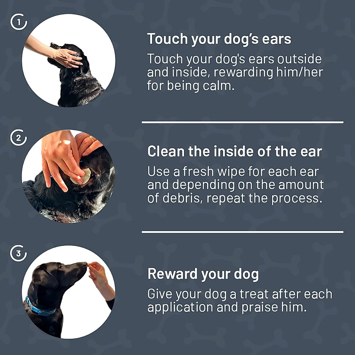 PUPPY LISA Dog Ear Cleaner Wipes - Made in The US, Alcohol Free, Non-Irritant Solution - with Aloe Vera and Witch Hazel - Ear Wipes for Dogs to Prevent Ear Infection - Pet Ear Wipes to Remove Dirt