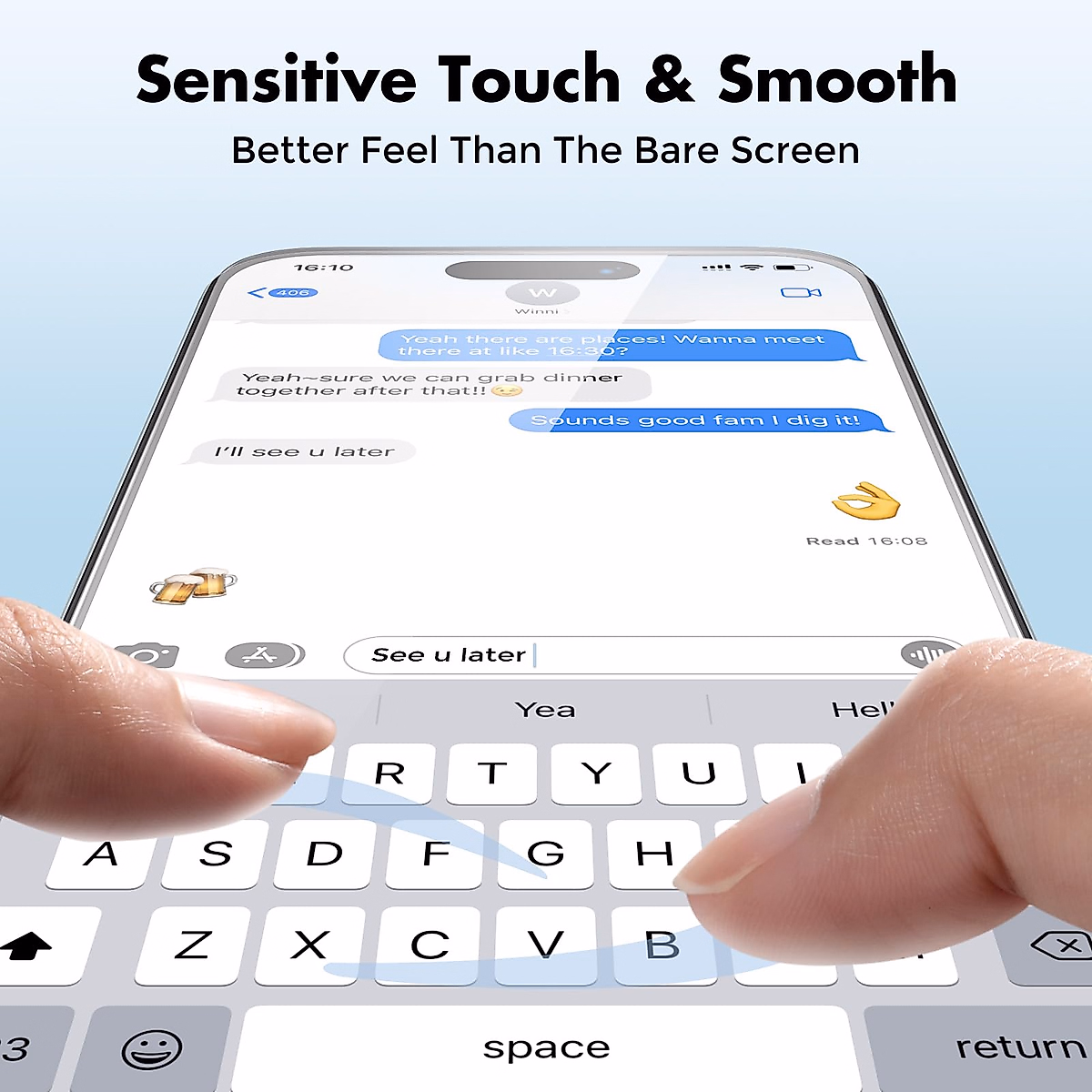 UNBREAKcable 3-Pack Screen Protector for iPhone 15, Double Shatterproof Tempered Glass [Easy Installation Frame] [9H Hardness] [99.99% HD Clear] [Case Friendly] for iPhone 6.1 inch