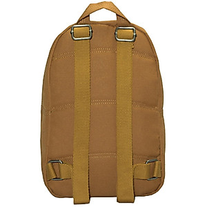 Carhartt Mini Backpack, Everyday Essentials Daypack for Men and Women, Brown