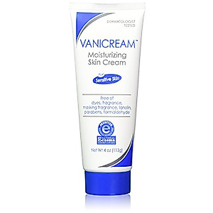 Vanicream Moisturizing Skin Cream for Sensitive Skin, 4 Ounce (Pack of 2)