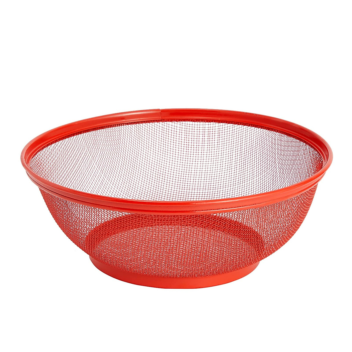 Juvale Mesh Wire Fruit Basket with Lid for Vegetables, Fruits, Gifts, House Warming, Home, Restaurants, 4 Colors