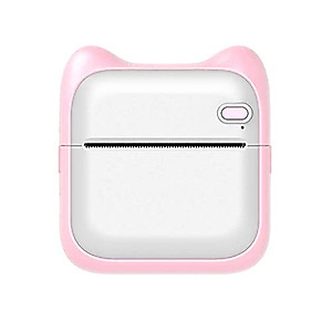 XXXDXDP Mini Portable Thermal Printer BT Pocket Label Printer 57mm Printers 200dpi Support Photo Notes Errors Text Printing (Color : Black-JoJo's Bizarre Adventure1, Size : 9 * 8.2cm)