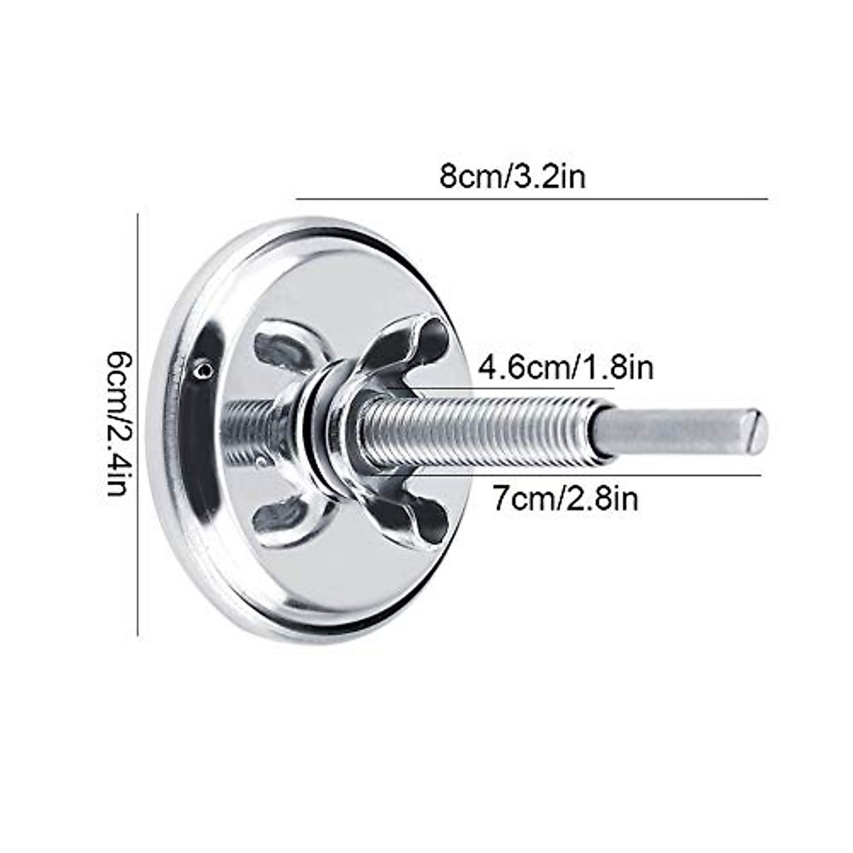 10-425? BBQ Stainless Steel Thermometer Bimetal Oven Thermometer 50~800? Temperature Gauge for Barbecue Cooking