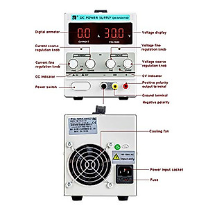 SUNCOO Variable DC Power Supply, Adjustable Switching Regulated Bench Power Supply 30V 5A with Digits Display high-Precision Outputs for Lab/Electronic Repair/DIY/Aging Test, 110v
