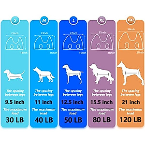 ATESON Pet Grooming Hammock for XL Large Dogs with Nail Clippers/Nail Trimmers/Grooming Scissors, Dog Grooming Harness for Nail Trimming, Pet Grooming Sling Helper, XL for X-Large Dogs